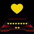 10PCS Colorful Heart Car Decals Reflective Waterproof Auto Stickers ...