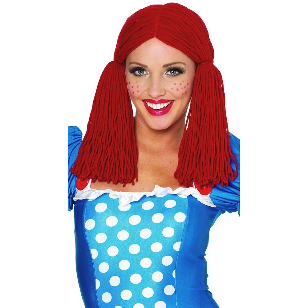 Raggedy Ann Wig Adult Costume Accessory - Walmart.com