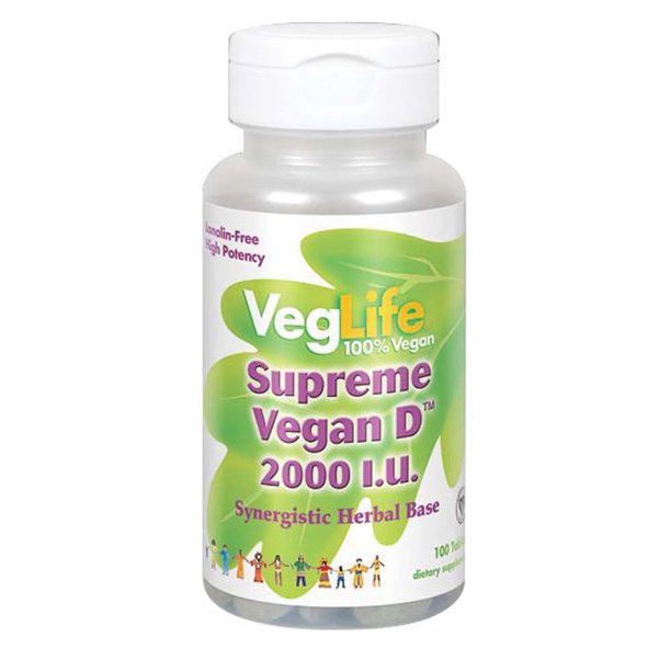 Suplemento dietético vegano VegLife Supreme VegLife D 100 comprimidos ...