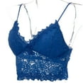 Uocefik Padded Bralettes For Women Plus Size Comfortable Lace V Neck