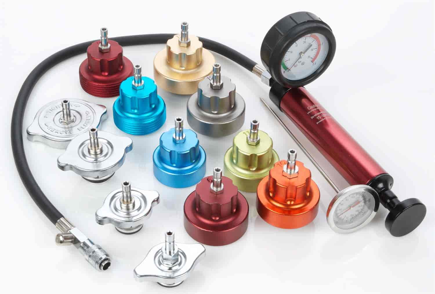 JEGS W89733 Cooling System Pressure Tester Kit Used for Detecting ...