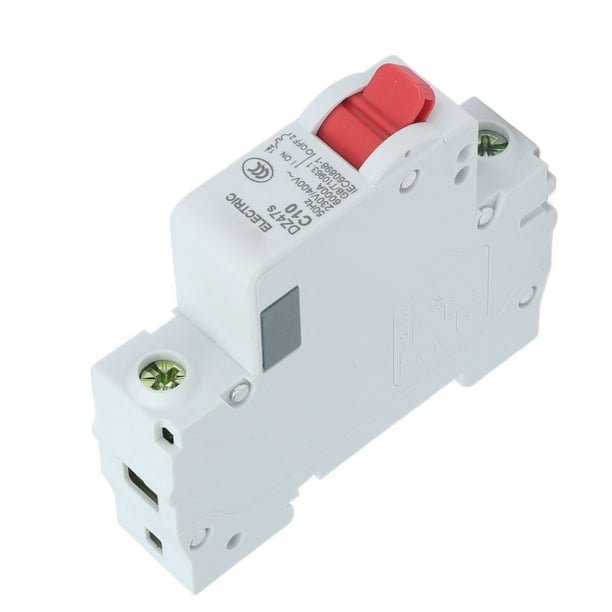 Disyuntor En Miniatura, DZ47s C10 Disyuntor En Riel Instalación En Riel DIN 10A 1P Para Proteger ...