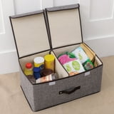 Meitianfacai Space-Saving Storage Bags, Storage Boxes With Double Lids ...