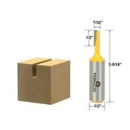 Yonico 60 Degree X 1/2" Diameter V Groove Router Bit - 1/4" Shank ...