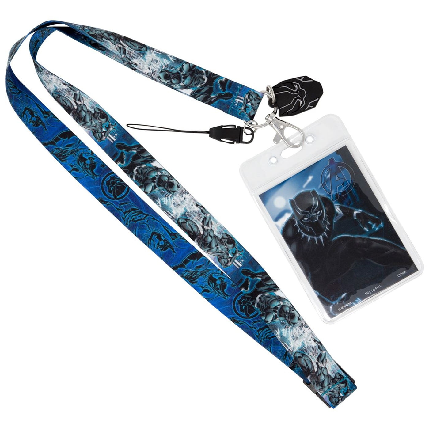 Click here for Lanyard - Marvel - Black Panther W/Soft Touch Dang... prices