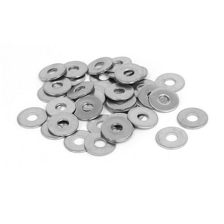 M5x15mmx1.2mm 316 Stainless Steel Flat Washers Gasket Fastener 40pcs ...