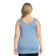 Terra & Sky Women's Plus Size Layering Tank Top 2-Pack, Modal Spandex ...