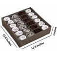ALYER Collapsible Fabric Drawer Organizer Divider,Closet Storage Box ...