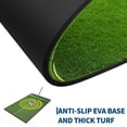 High-Durability Dual Turf Golf Hitting Mat – Indoor & Outdoor Chipping ...