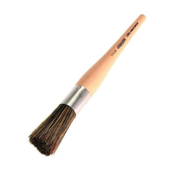 #4 Round Sash Soft, China Hair Bristle, Paint Brush, Plastic Handle ...