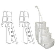 BiltMor Above Ground Step and Ladder System for Above Ground Swimming ...