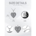 Bee Photo Locket Necklace for Women 925 Sterling Silver Locket Necklace ...