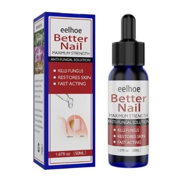 Nail Fungus Treatment Toenail and Finger Anti-Fungal for Discolored or ...