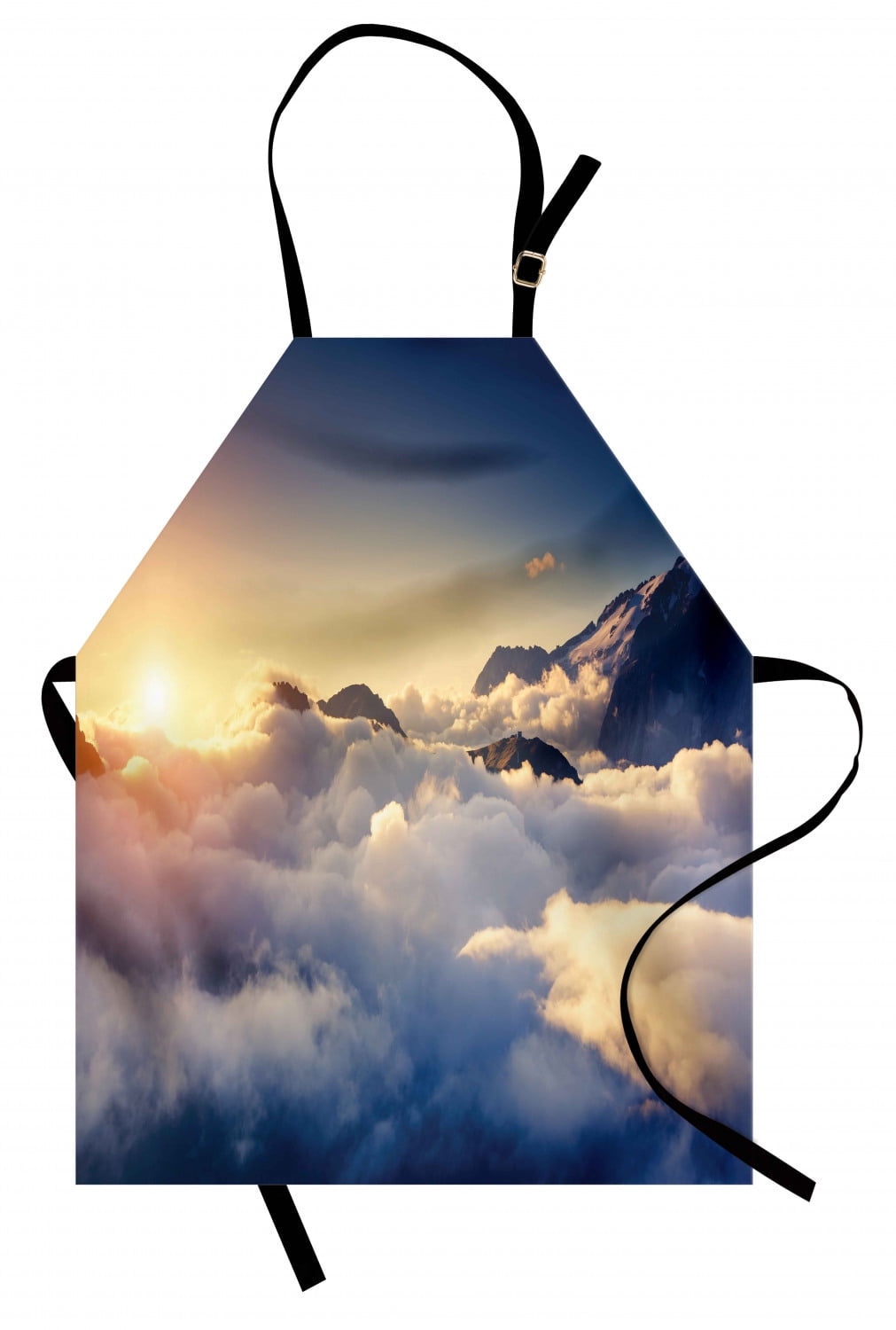 Landscape Apron Mountain View Climbing Above the Clouds Hobby Scenic ...