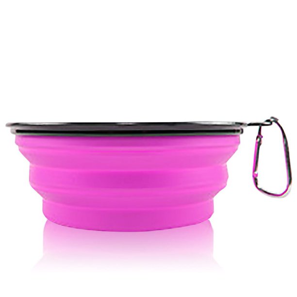 Collapsible Silicone Dog Bowl,Collapsible Dog Bowls Silicone Travel ...