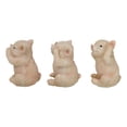 Rustic Country Hog Heavens See Hear Speak No Evil Piglet Pigs Figurines ...