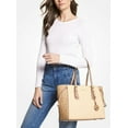 MICHAEL MICHAEL KORS Women's Voyager Medium Crossgrain Leather Tote Bag, 30S0GV6T2B-798 ...