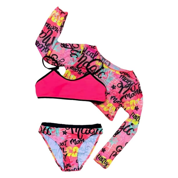 Luvoko Child 3 Piece Girls Swimwear Skirts for Girls of Age 13 Print ...