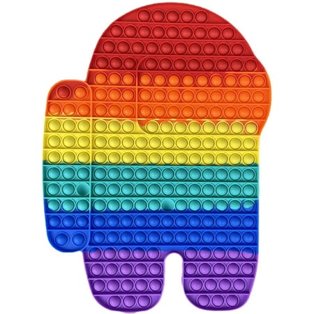 Super Jumbo Push Pop Fidget Toy, Big Size Pop Up It Fidget Toys Stress ...