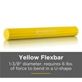 THERABAND FlexBar, Yellow, Extra Light Thickness, 6 LBS Resistance ...