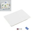1/3/6 Pcs Small Whiteboards Message Board with Eraser Markers Double ...