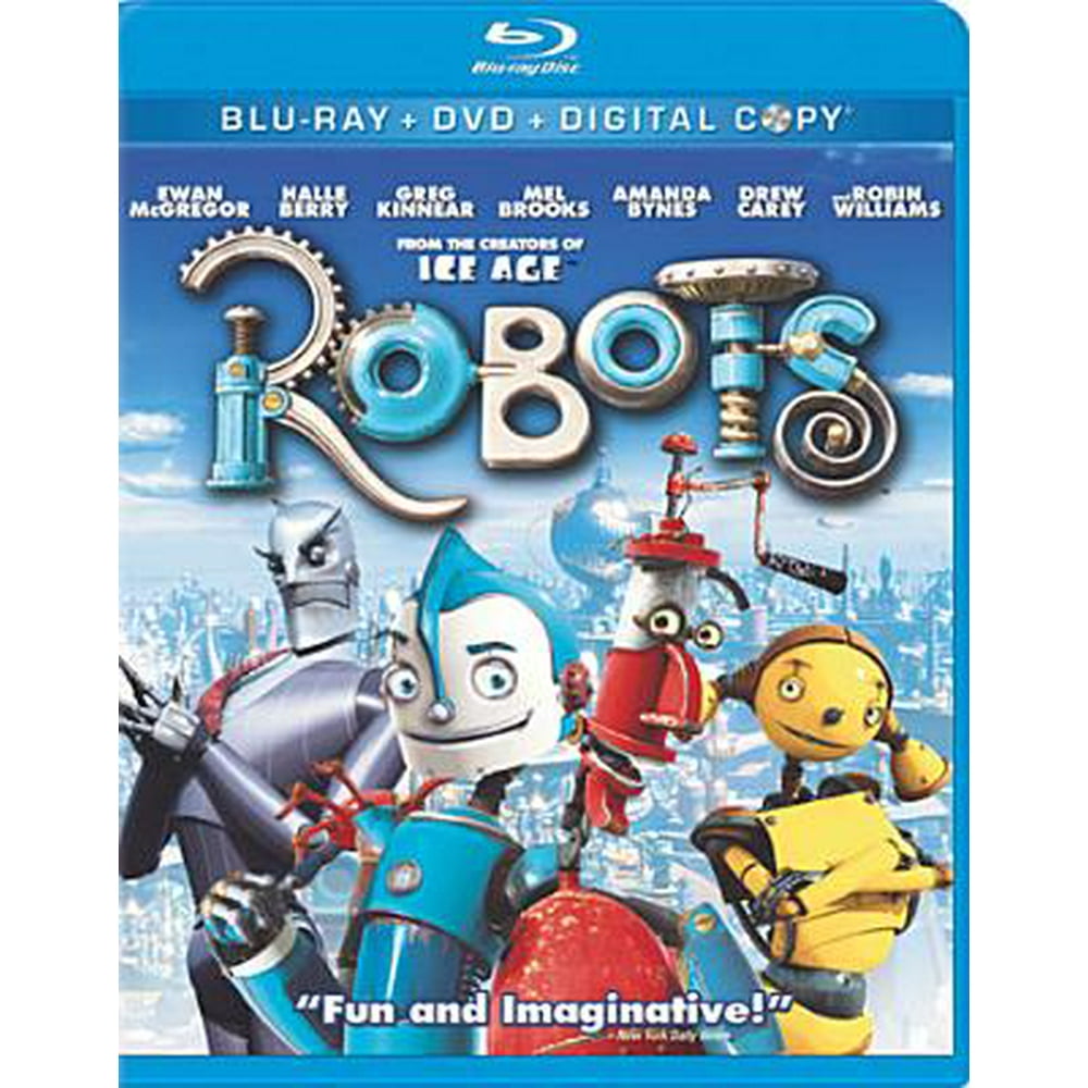 Robots (Blu-ray + DVD + Digital HD) (Widescreen) - Walmart.com ...