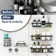 10 Pack Shower Caddy Organizer Rack Shelf for Inside Shower, Self ...