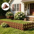 Plastic Garden Fence for Yard - Small Backyard Fence & Landscape Edging ...