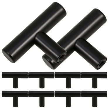 YasTant 10 Pack Cabinet Pull Handles, 3-3/4 Inch Matte Black, Kitchen ...