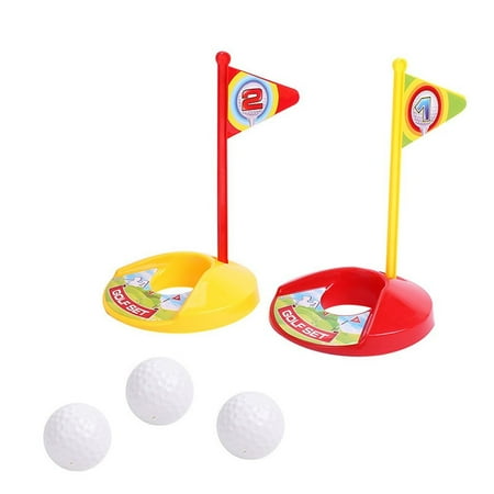 Golf Toy Set With Three Balls Casual Developmental Toys Golfer for ...
