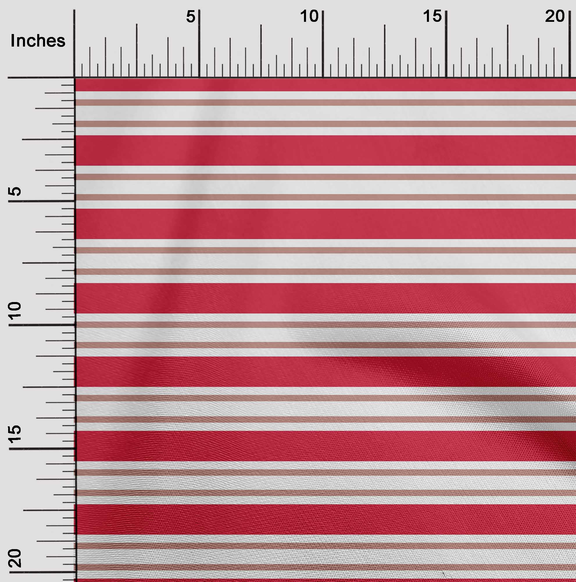 oneOone Velvet Bright Red Fabric Stripes Diy Clothing Quilting Fabric ...