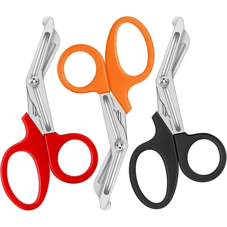Trauma Shears, 3 Pack Medical Scissors, Premium Bandage Scissor For ...