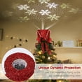 Lewondr Christmas Tree Topper Hat Projector, Christmas Hat Tree Topper ...