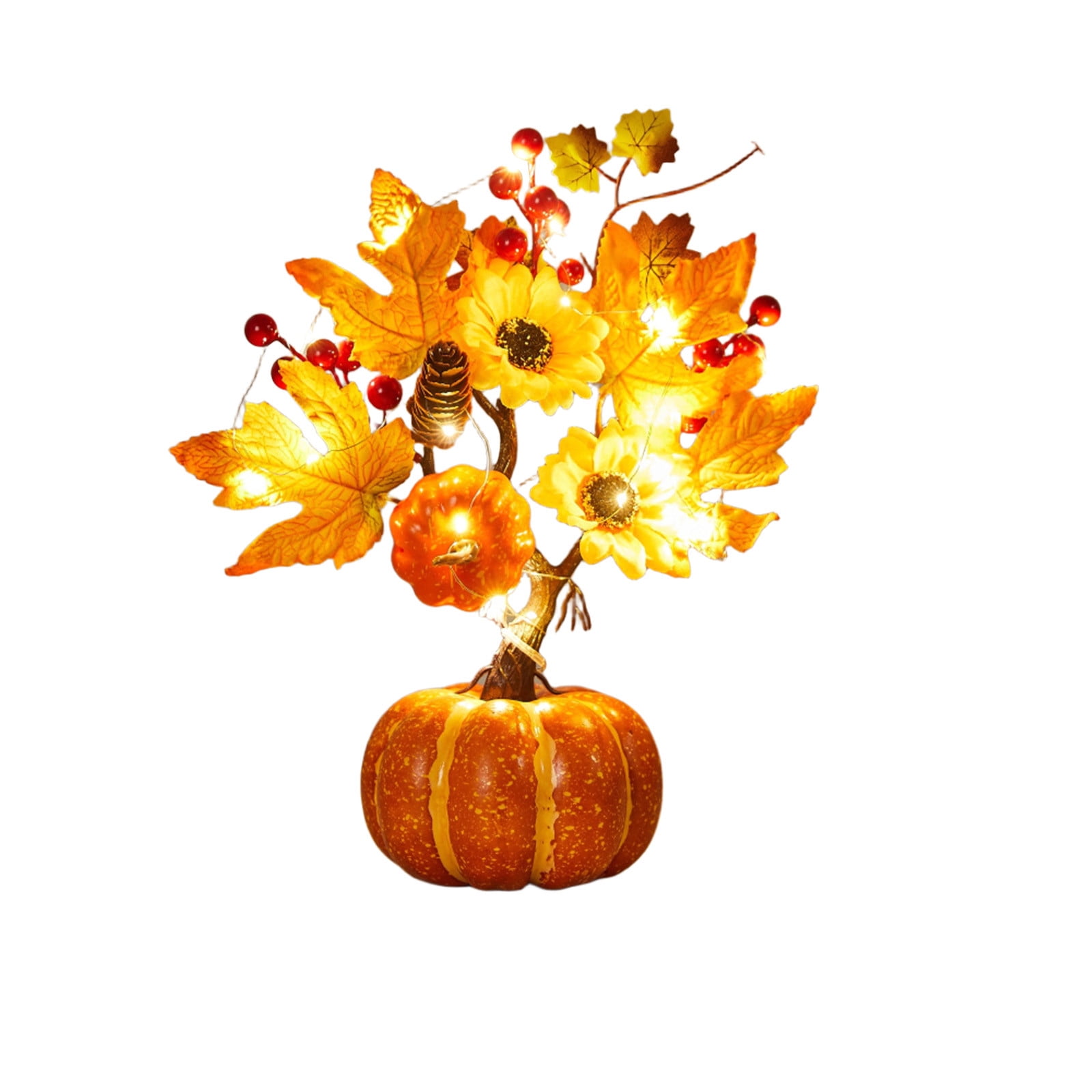 Click here for Generic Glowing Pumpkin Tree Centerpiece With Led... prices