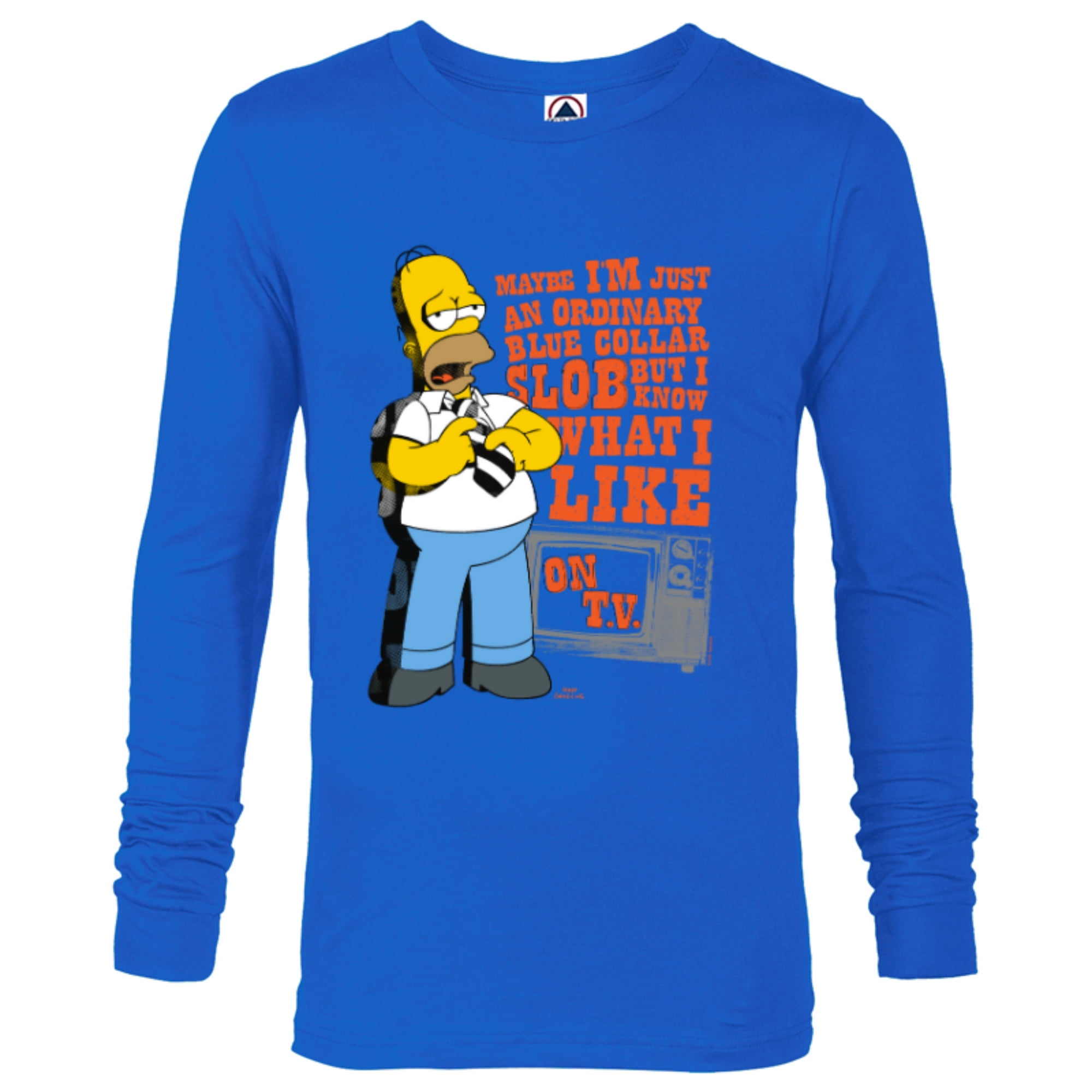 The Simpsons Homer Simpson Just an Ordinary Blue Collar Slob - Long ...