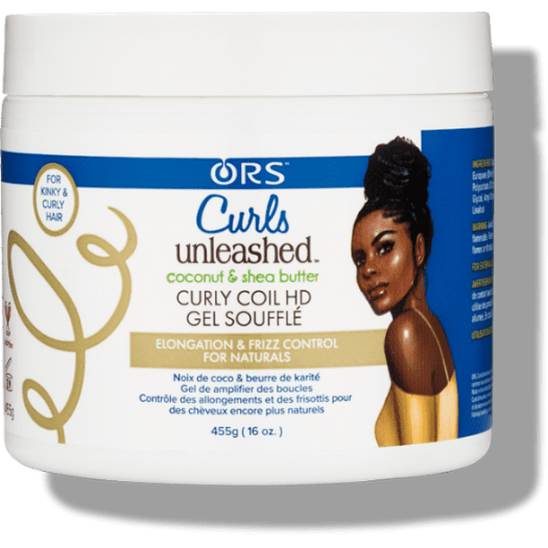 ORS Curls Unleashed Coconut and Shea Butter Curly Coil HD Gel Souffle ...