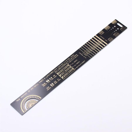 Waterproof PCB Ruler Clear Scale Reference Accessory Golden Plated ...