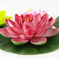 5pcs Decorative Floating Foam Artificial Lotuses Realistic Water Plant ...