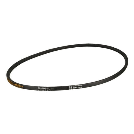 Uxcell O-864 10mm Width 6mm Thick 864mm Rubber Transmission Drive Belt ...