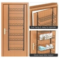 Bextsrack Cabinet Door Organizer Adjustable 6 Baskets Closet Organizer ...