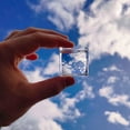 Funny Pixelated Lens for Pixel View Effect, Clear Crystal Glass Pixel ...