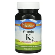 Solgar vitamin k2 100 mcg - 50 vegetable capsules - Walmart.com