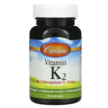 Solgar vitamin k2 100 mcg - 50 vegetable capsules - Walmart.com