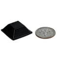 ROK Hardware 49 Pack of Big Black Square Pyramid Self-Adhesive Rubber ...
