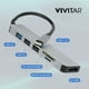 Vivitar 6-in-1 Multi-Port USB Hub with HDMI Laptop Adapter for ...