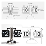 Flip Clock Home Decor Gift Flip Over Desk Clocks Creative Flip Down ...