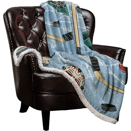 Sherpa Flannel Throw Blankets Hockey Sneakers Ball Cap Luxury Plush ...