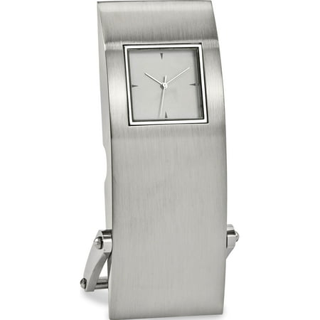 Silver-tone Rectangle Desk Clock (3.75x1.5mm) | Walmart Canada