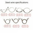 Heavy Duty Steel Fishing Leader Line Break Resistant Knotting Resistant ...