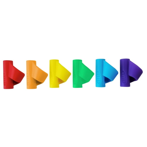 Pen+Gear Silicone Adaptive Pencil Grips, Multicolor, 6 Count - Walmart.com